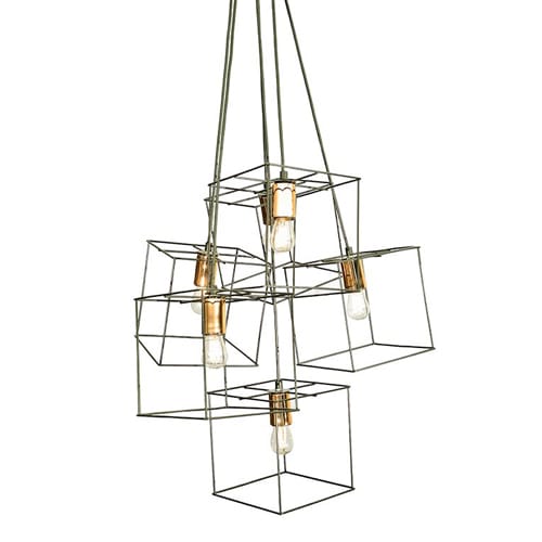 Square Cluster Pendant