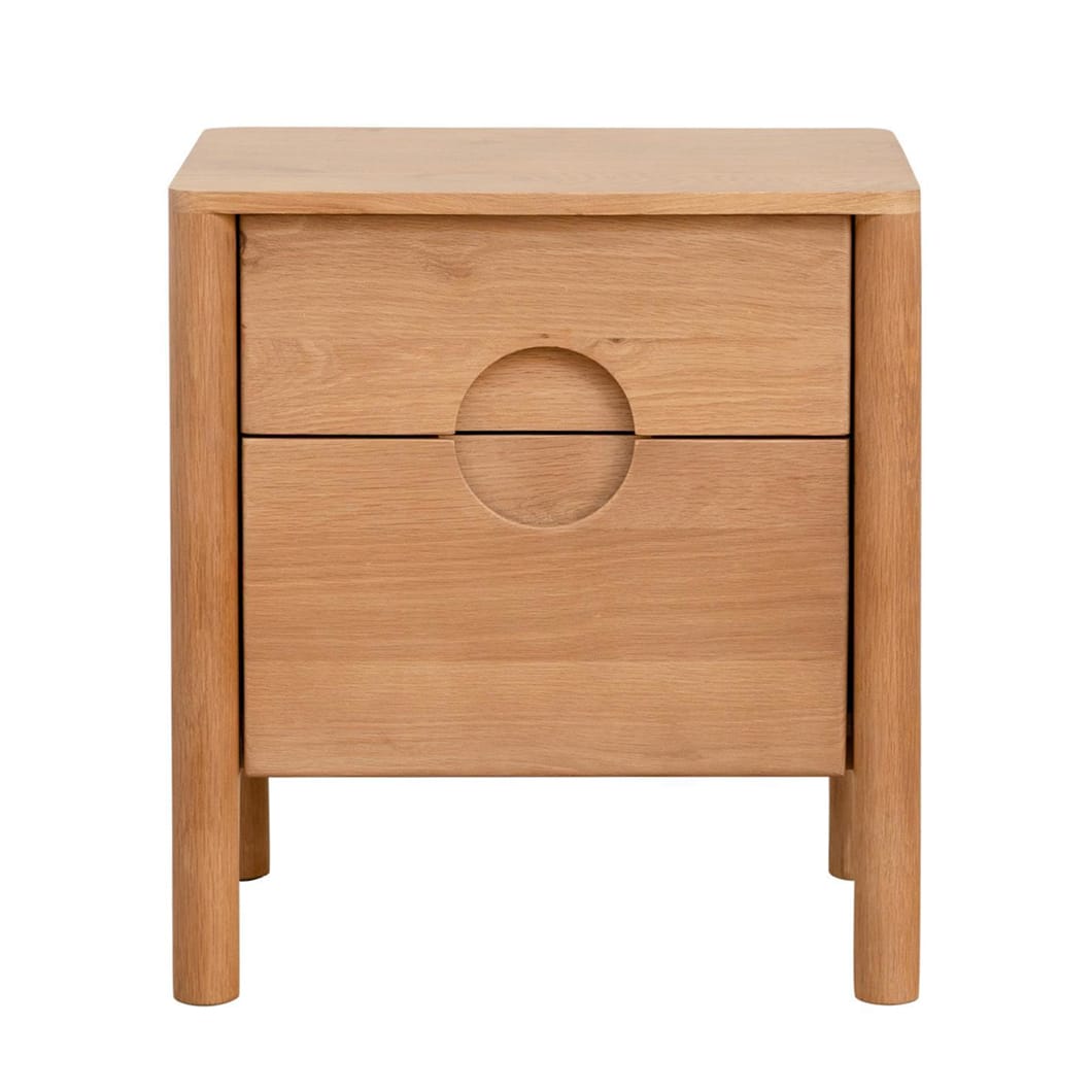 Bosch Oak Nightstand in Ginger - Zen Space
