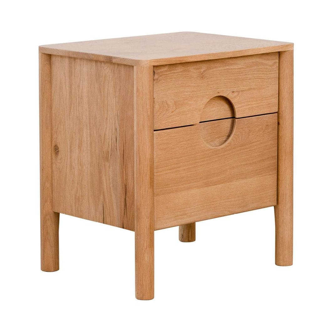 Bosch Oak Nightstand in Ginger - Zen Space