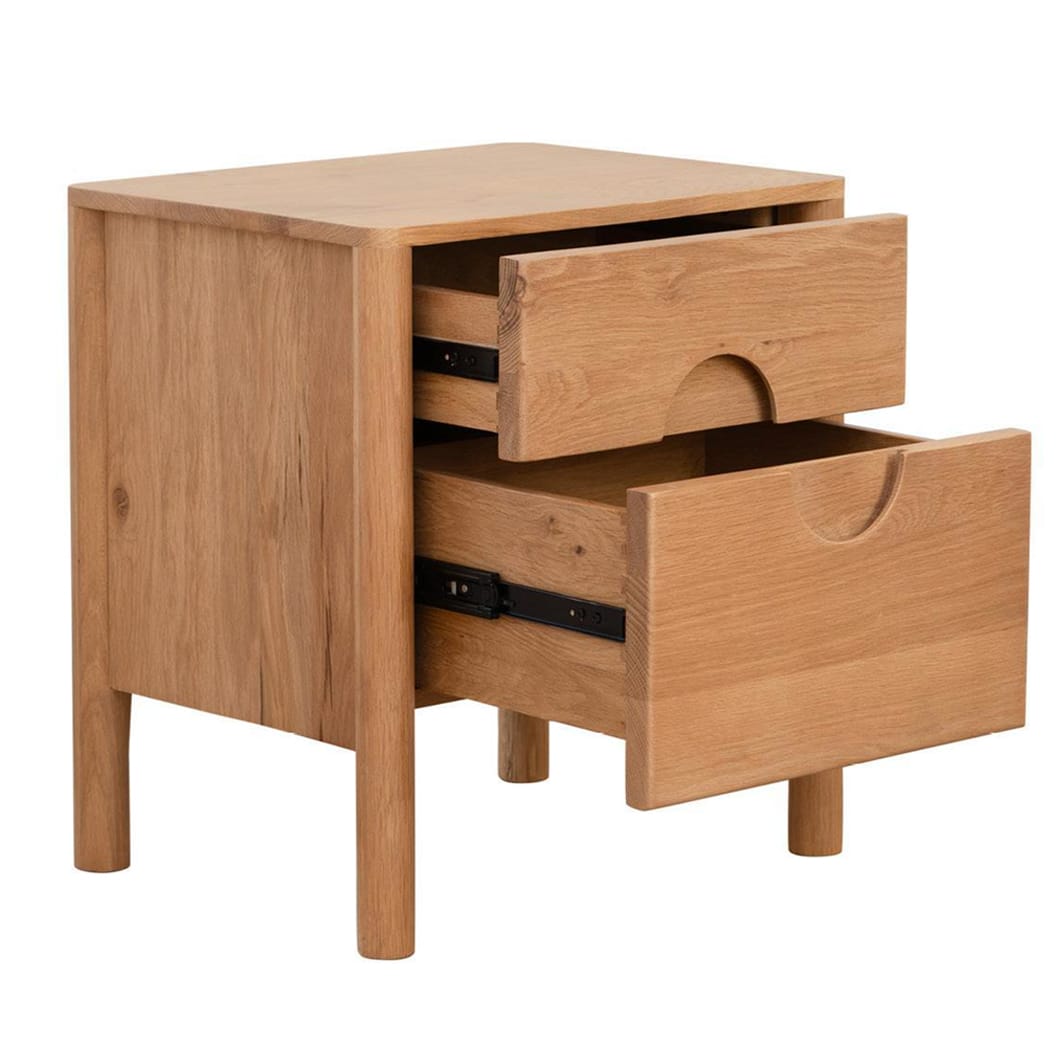 Bosch Oak Nightstand in Ginger - Zen Space