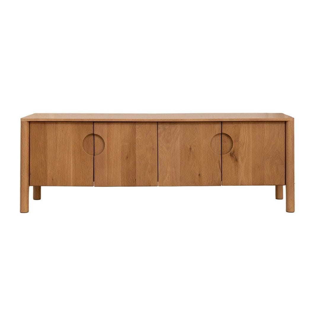 Bosch Oak Media Unit in Ginger - Zen Space